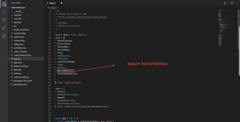 How to Add an iOS Native Framework in React Native Project? - ABSYZ
