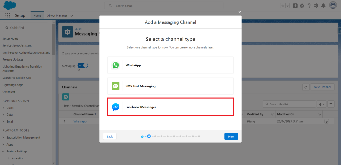 No-Code Facebook Messenger Channel in the Service Cloud - ABSYZ