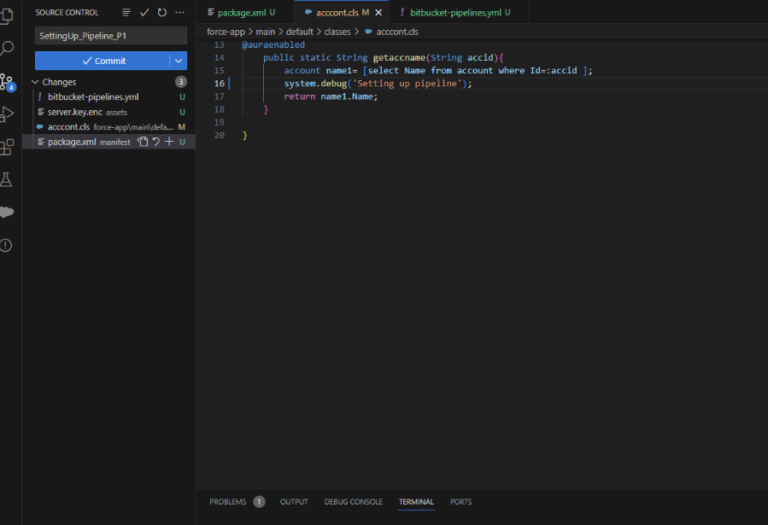 Salesforce Deployment with CI/CD Pipeline Using BitBucket